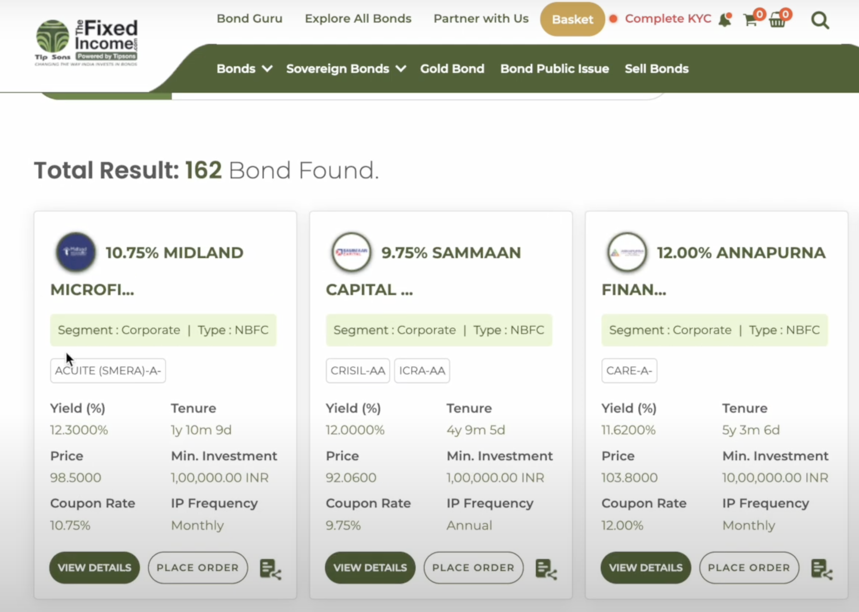 Comparison: Bond Investment on various Platforms [Grip vs Wint vs SMEST ...